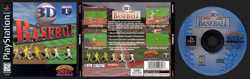 3D Baseball - game-rave.com - PlayStation Collector's Site