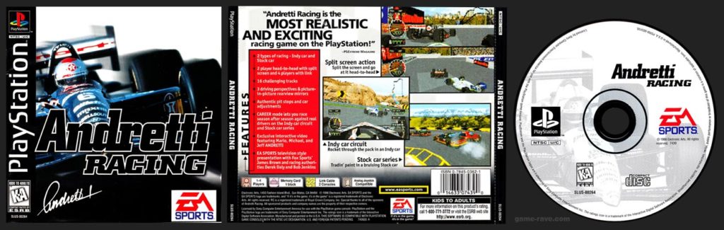 Andretti Racing - game-rave.com - PlayStation Collector's Site