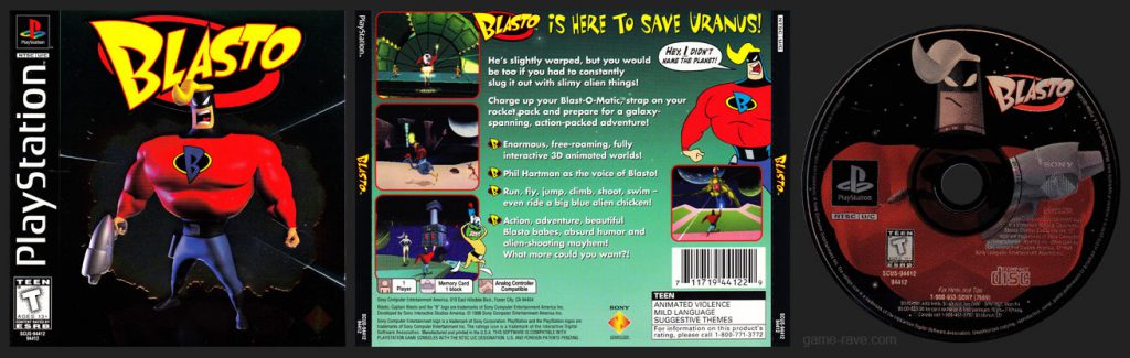 Blasto - game-rave.com - PlayStation Collector's Site