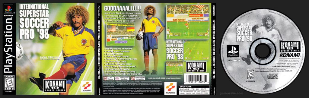 International Superstar Soccer Pro '98 - game-rave.com - PSX Soccer