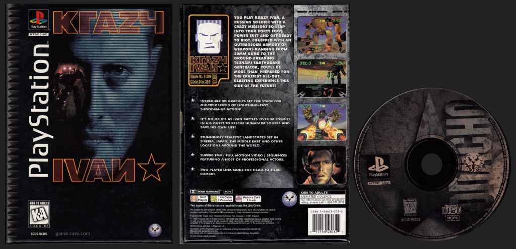 Krazy Ivan - game-rave.com - PlayStation Long Box Games