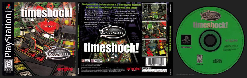 Pro-Pinball Timeshock! - game-rave.com - PlayStation Pinball Games