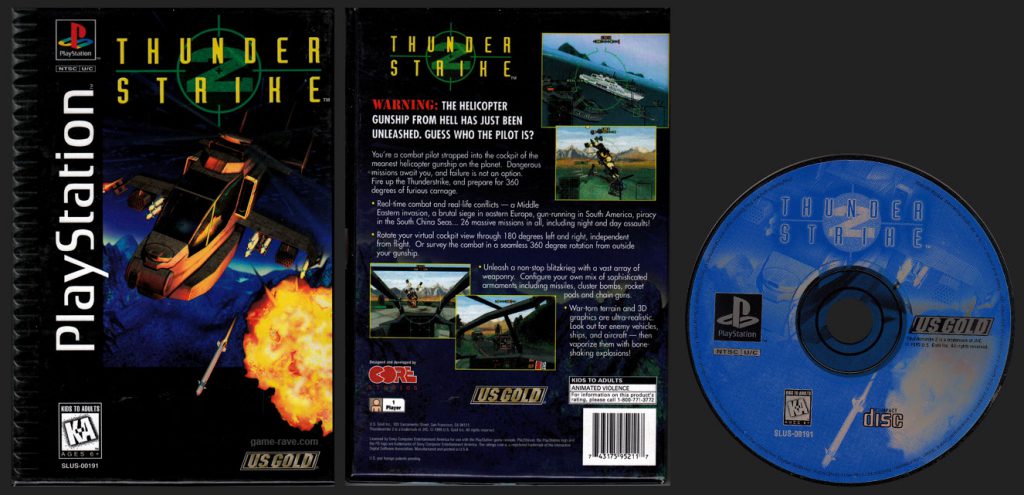 Thunderstrike 2 - game-rave.com - Every PlayStation Long Box
