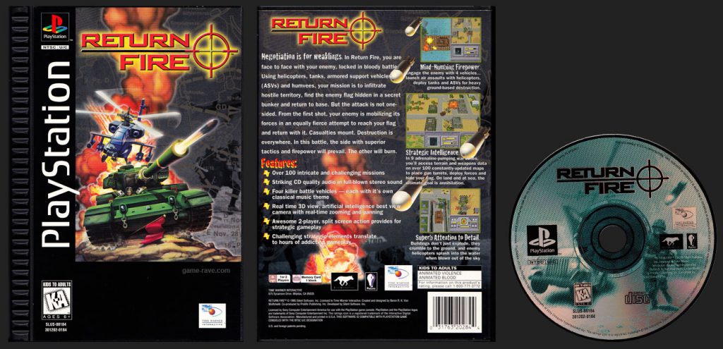 Return Fire - game-rave.com - Every PlayStation Long Box Game