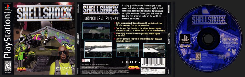 Shellshock - game-rave.com - Every PlayStation Long Box Game