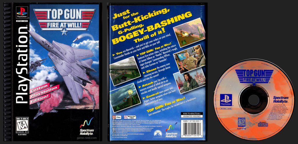 Top Gun: Fire at Will - game-rave.com - Every Long Box PlayStation Game