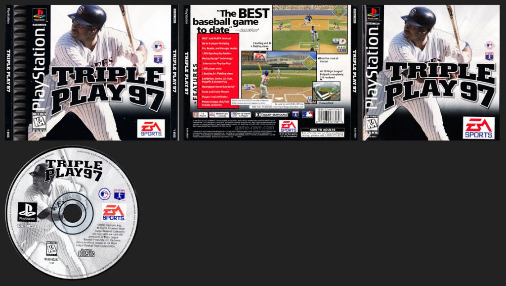 Triple Play 97 - game-rave.com - Every PlayStation Long Box Game