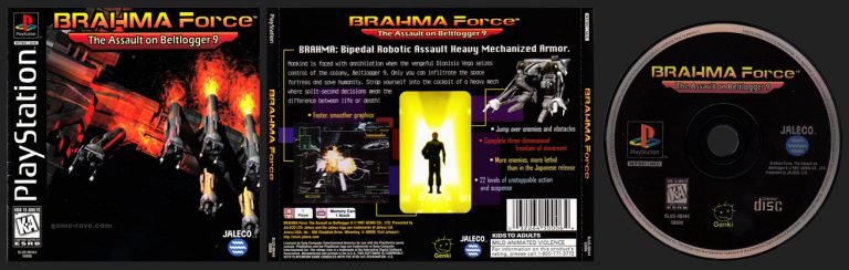 BRAHMA Force: The Assault on Beltlogger 9 - game-rave.com - PSX