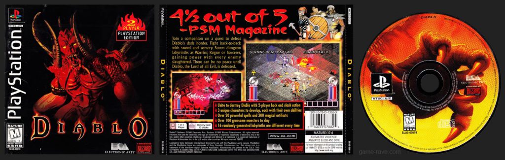 Diablo - game-rave.com - PlayStation Collector's Site