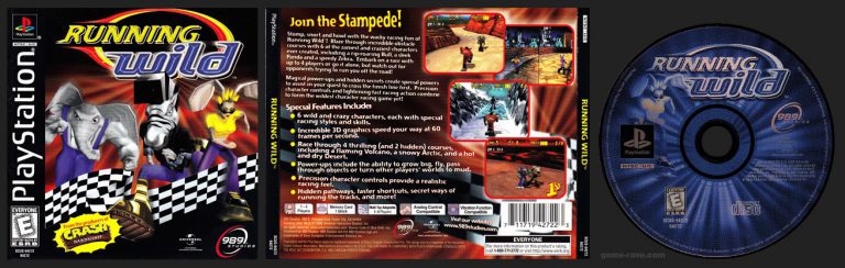 Running Wild - game-rave.com - PlayStation Collector's Site
