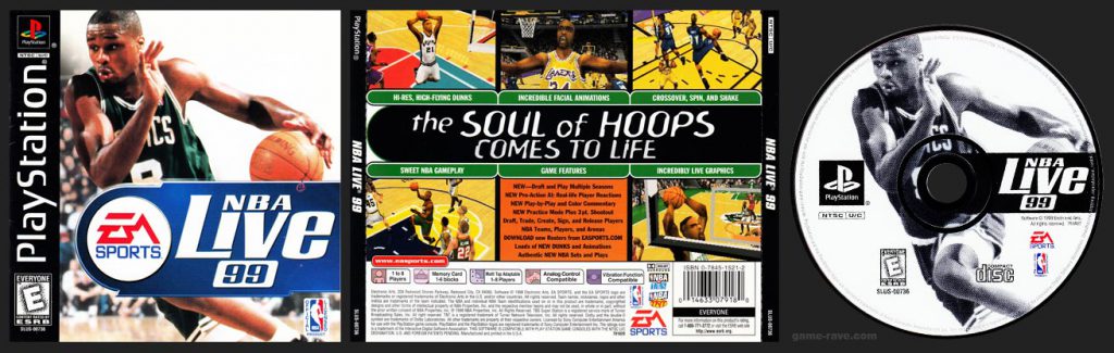 NBA Live 99 - game-rave.com - PlayStation Collector's Site