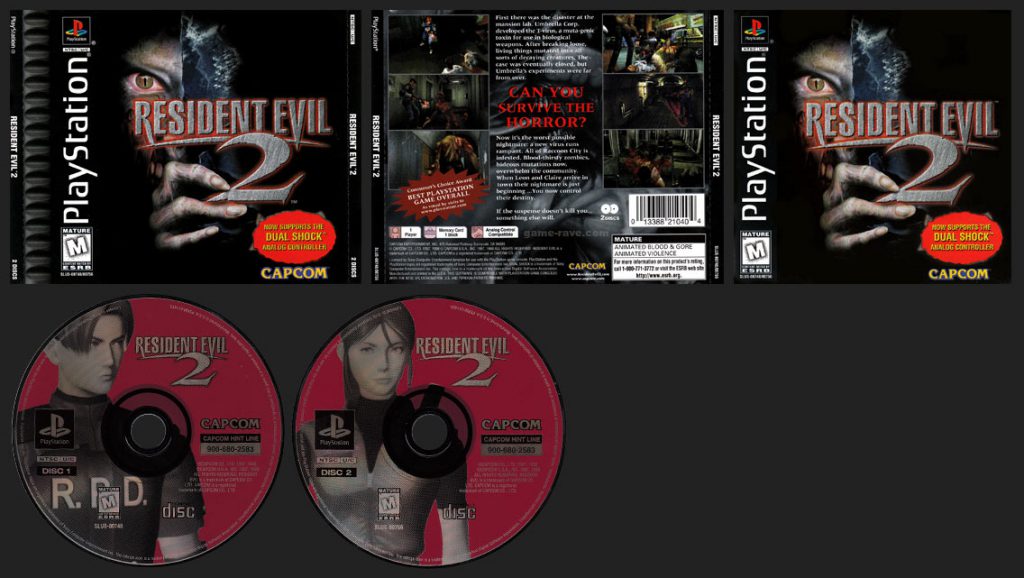 Resident Evil 2 - game-rave.com - PlayStation Collector's Site