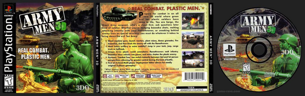 Army Men 3D - game-rave.com - Every PlayStation Game