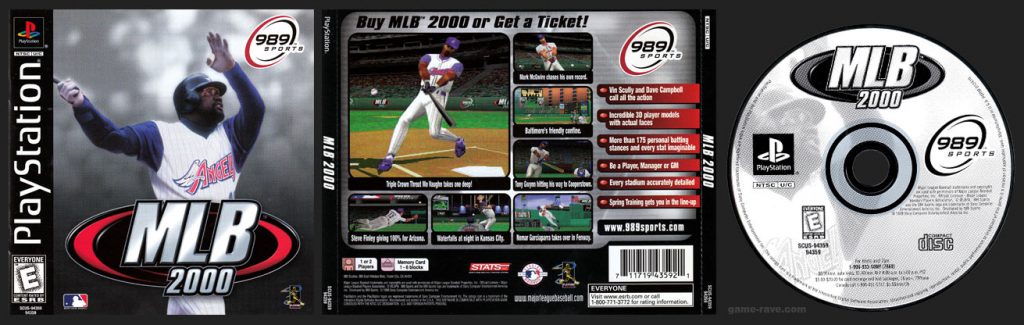 MLB 2000 - game-rave.com - Every US PlayStation Game