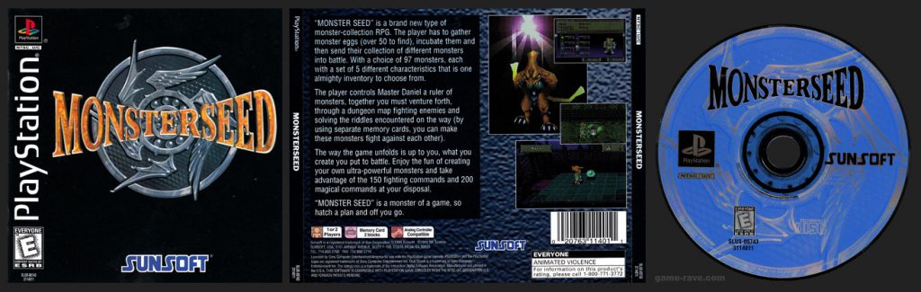 Monsterseed - game-rave.com - Every PlayStation Game