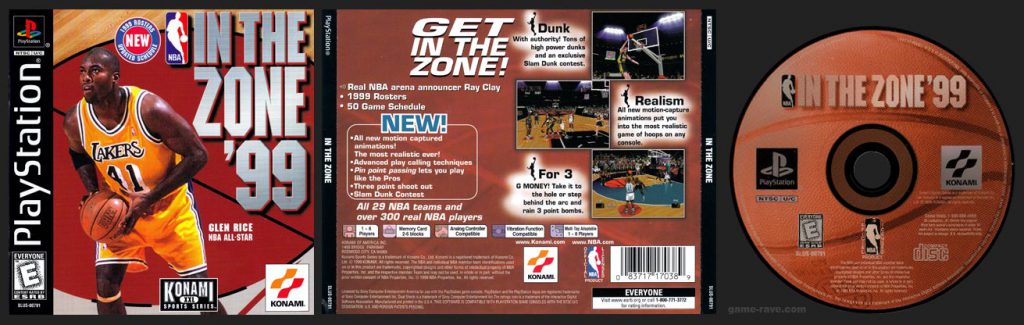 NBA In The Zone '99 - game-rave.com - Every PlayStation Game