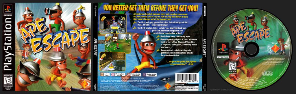 Ape Escape - game-rave.com - Every PlayStation Game
