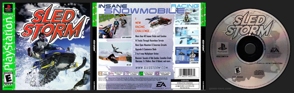 Sled Storm - game-rave.com - Every PlayStation Snowmobile Game