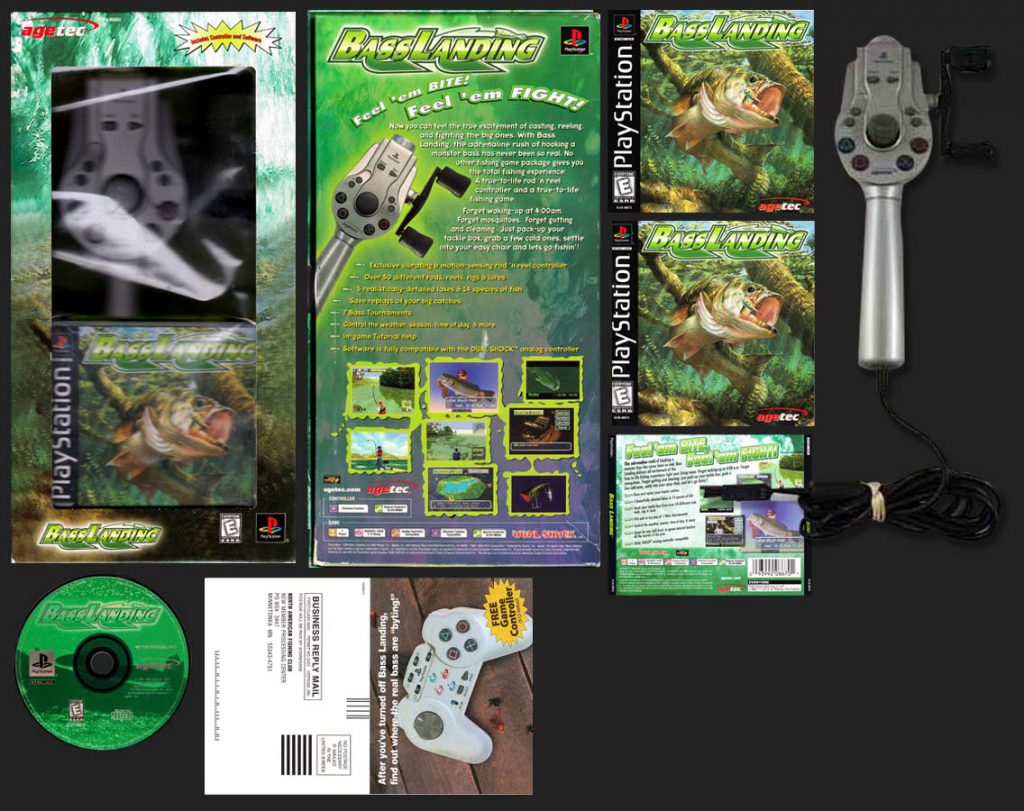 Bass Landing - game-rave.com - Every PlayStation Fishing Game