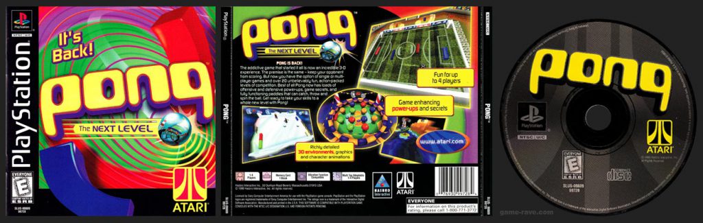 Pong: The Next Level - game-rave.com - Every PlayStation Arcade Game