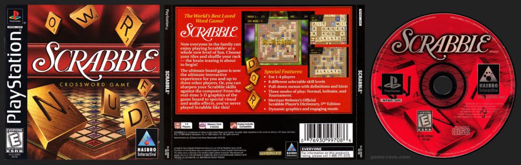 Scrabble - game-rave.com - Every PlayStation Leisure Game