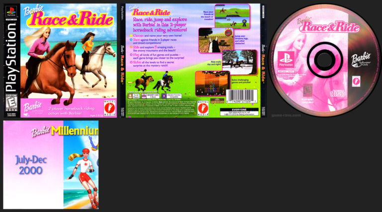 Barbie: Race & Ride - game-rave.com - Every PSX Barbie Game