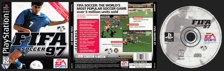 FIFA Soccer 97 - game-rave.com - Every PlayStation Soccer Game
