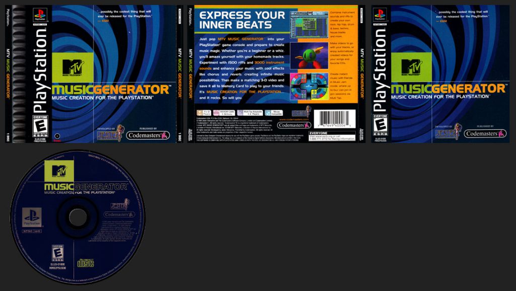 MTV Music Generator - game-rave.com - Every PlayStation Music Game