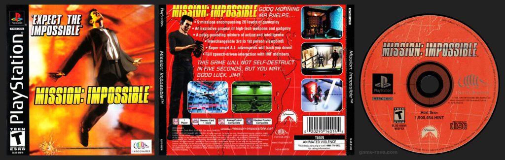 Mission: Impossible - game-rave.com - Every PlayStation Game