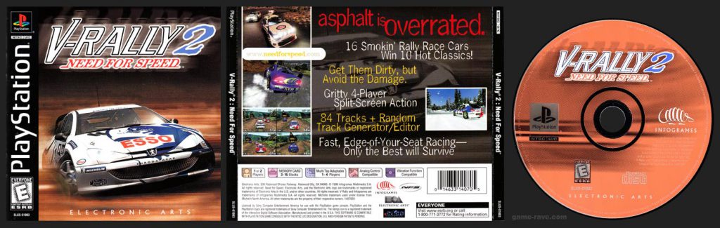 Need For Speed: V-Rally 2 - game-rave.com - PlayStation Racing Games
