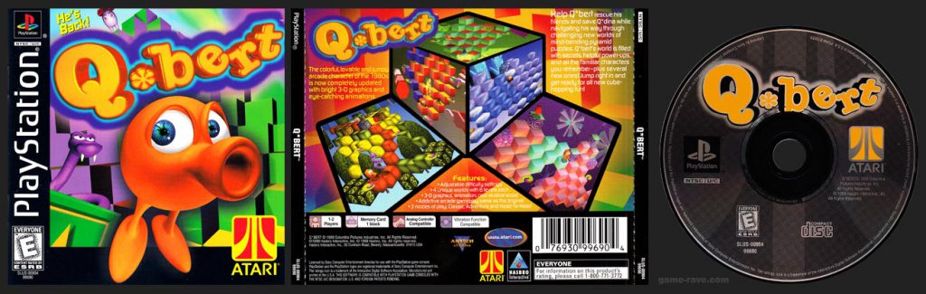 Q*Bert - game-rave.com - Every PlayStation Game