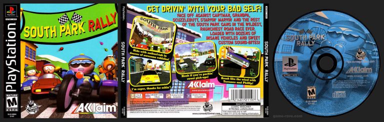 South Park Rally - game-rave.com - Every PlayStation South Park Game