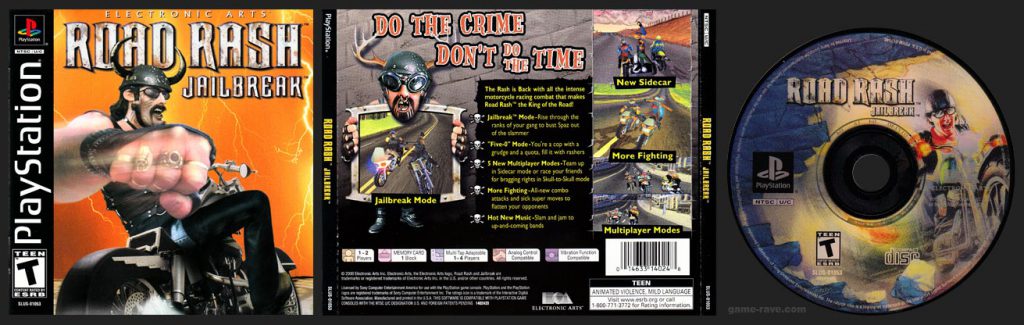 Road Rash Jailbreak - game-rave.com - Every PlayStation Game