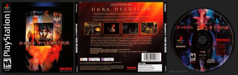 Deception III: Dark Delusion - game-rave.com - Every Tecmo PSX Game