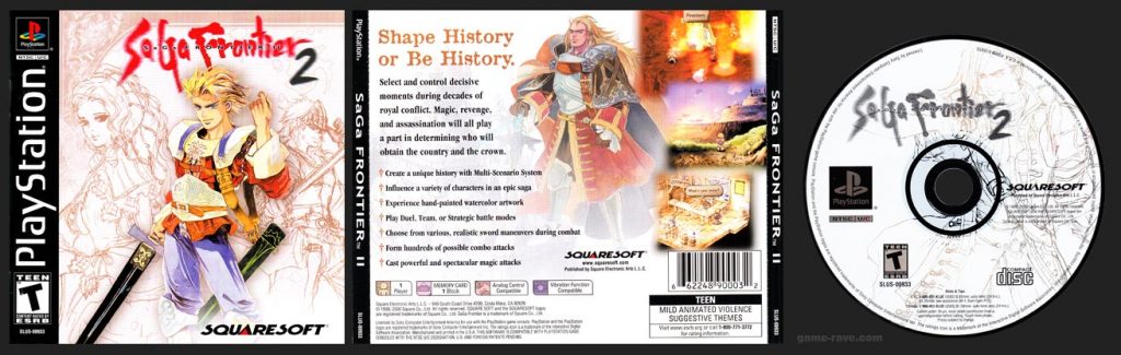 Saga Frontier 2 - game-rave.com - Every PlayStation Role Playing Game