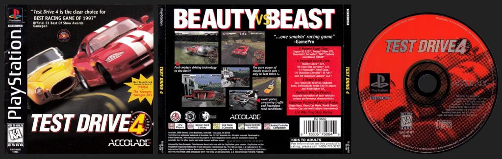 Test Drive 4 - game-rave.com - Every PlayStation Test Drive Game