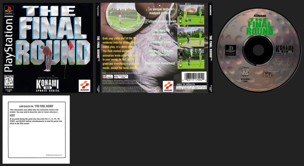 Final Round, The - game-rave.com - Every PlayStation Golf Game