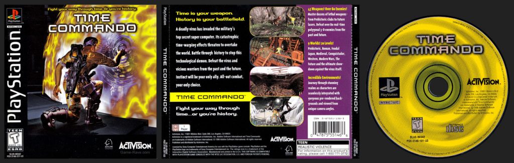Time Commando - game-rave.com - Every PlayStation Activision Game