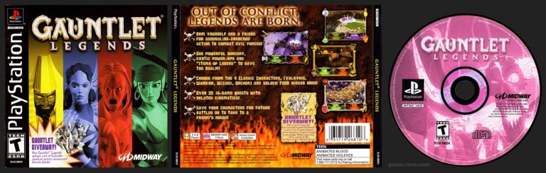 Gauntlet Legends - game-rave.com - Every PSX Arcade Game