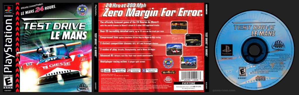 Test Drive Le Mans - game-rave.com - Every PlayStation Test Drive Game