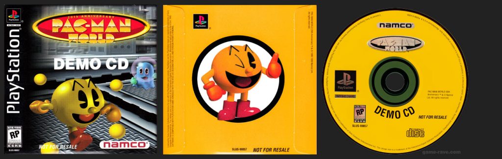 Pac-Man World Demo CD - game-rave.com - Namco PlayStation Demos