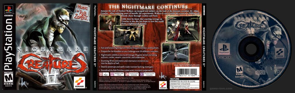 Nightmare Creatures II - game-rave.com - Kalisto PSX Games