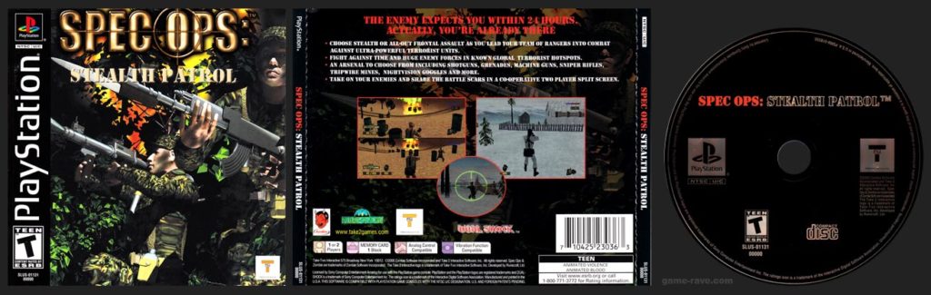 Spec Ops: Stealth Patrol - game-rave.com - Budget Games on the PSX