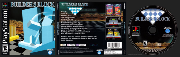 Builder's Block - game-rave.com - Taito PlayStation Puzzle Games