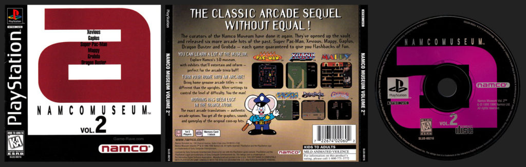 Namco Museum Volume 2 - A - game-rave.com - Namco Arcade Games