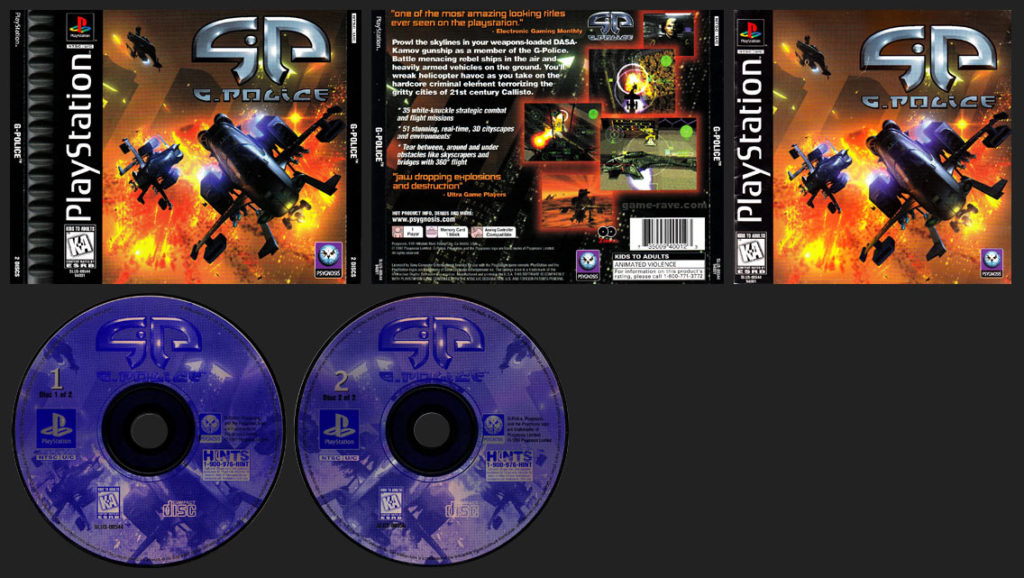 G-Police - game-rave.com - Psygnosis Games on PlayStation