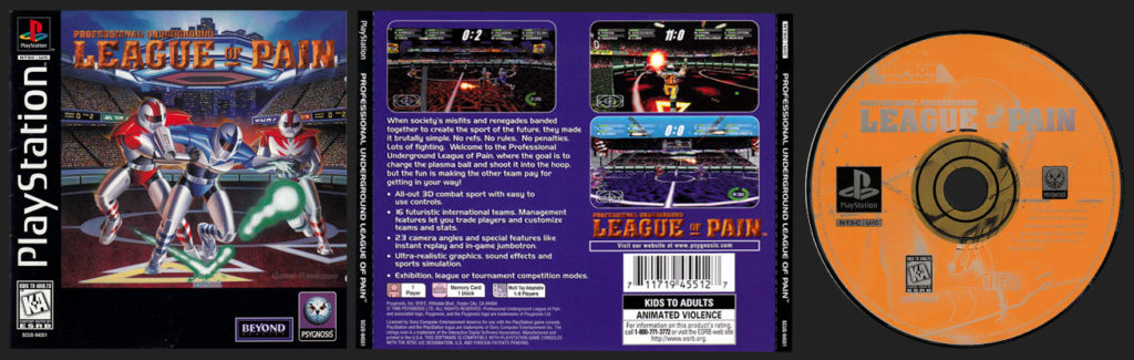 Professional Underground League of Pain - game-rave.com