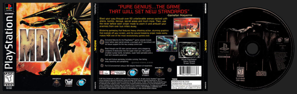 MDK - game-rave.com - Shiny Games on PlayStation