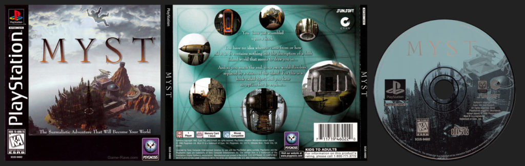 Myst - game-rave.com - PlayStation Adventure Games