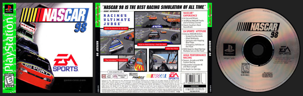 NASCAR 98 - game-rave.com - NASCAR racing games on PSX.